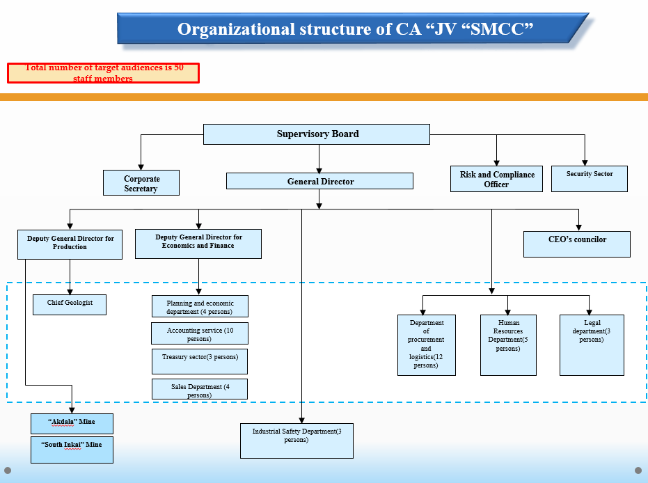 Organizational structure | JV Organizational structure | JV